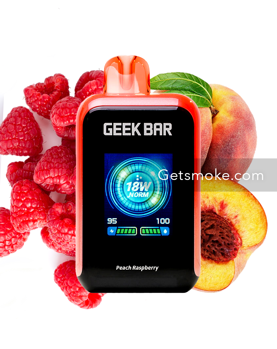 Peach Raspberry Geek Bar Skyview Geek Bar Vapes